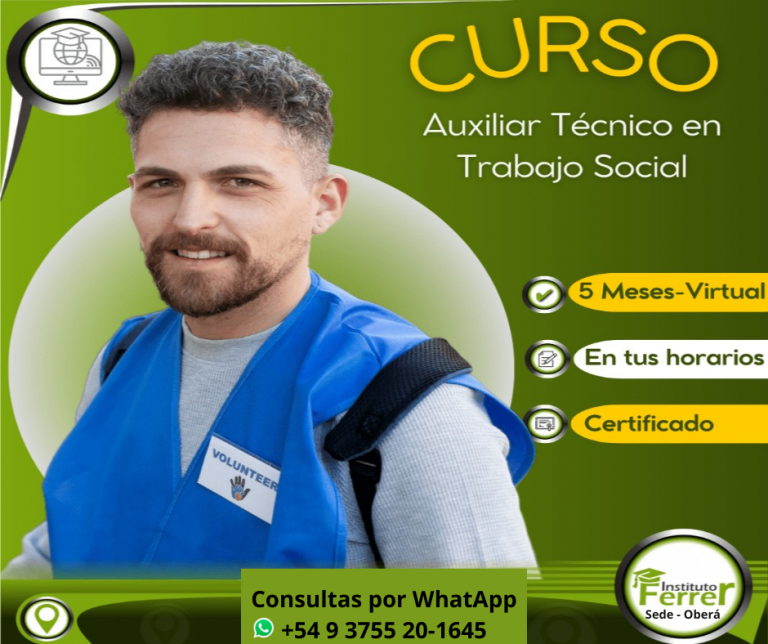 AUXILIAR TECNICO EN TRABAJO SOCIAL – Instituto Ferrer Obera Misiones