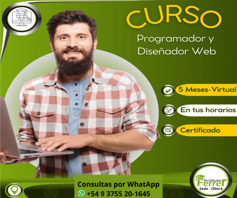 DISEÑO Y PROGRAMACION WEB – Instituto Ferrer Obera Misiones